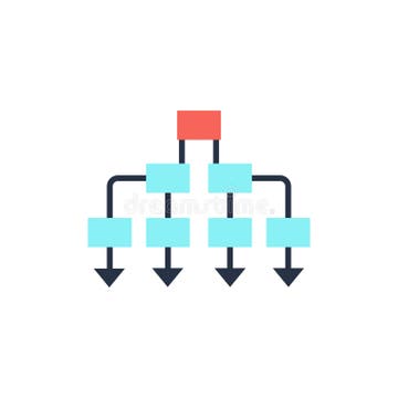 Computer System Outline Icon. Stock Vector - Illustration of connect ...