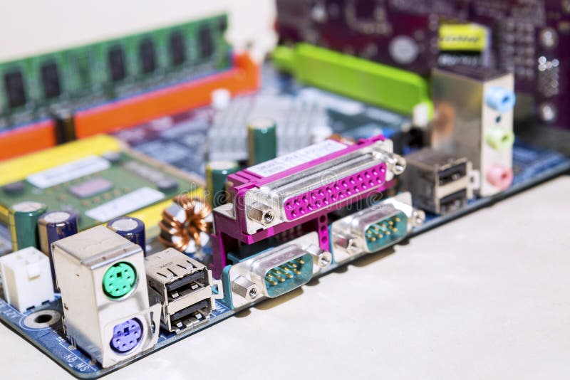 Computer System, To Perform the Task Stock Image - Image of micro ...