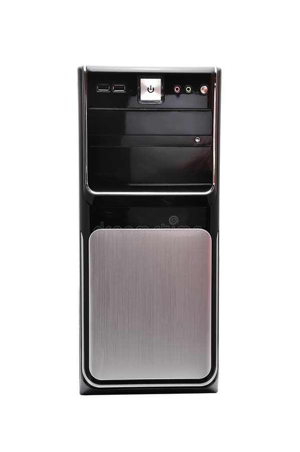 Computer system unit stock photo. Image of computer, gray - 25819184