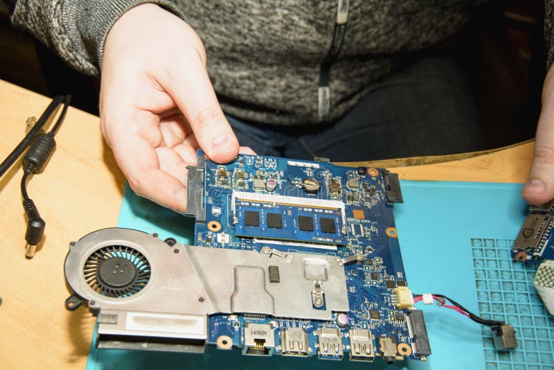 Computer System Unit in a Service Center Stock Photo - Image of service ...
