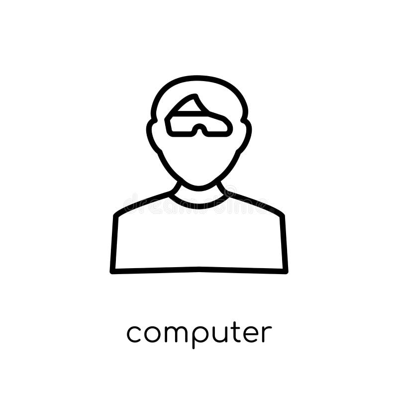 Computer Systems Analyst Icon. Trendy Flat Vector Computer Systems ...