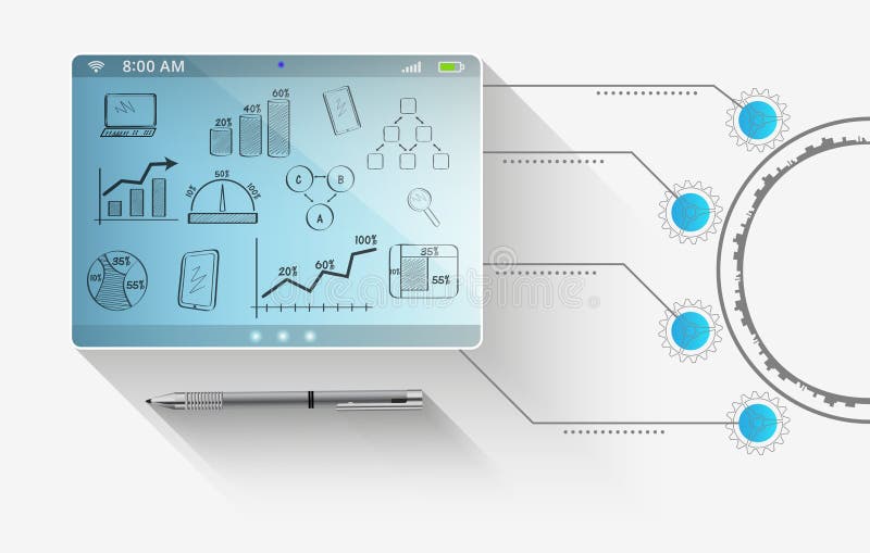 Computer Future Stock Illustrations – 579,648 Computer Future Stock ...