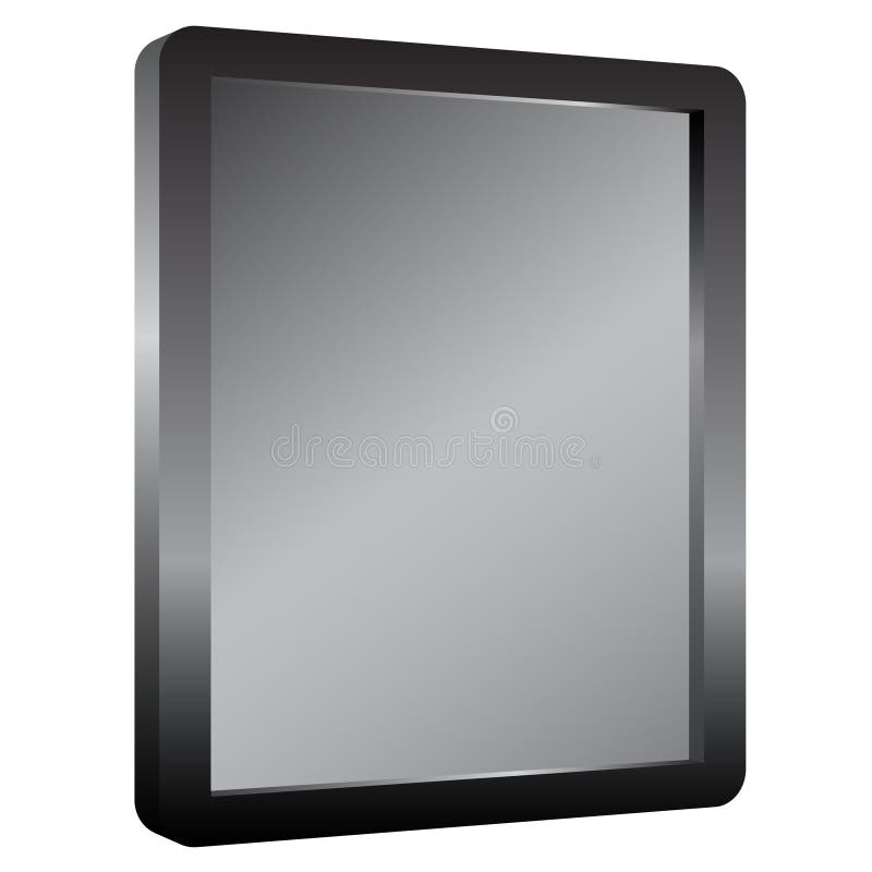 Computer Tablet. Vector Illustration. Stock Illustration - Illustration ...