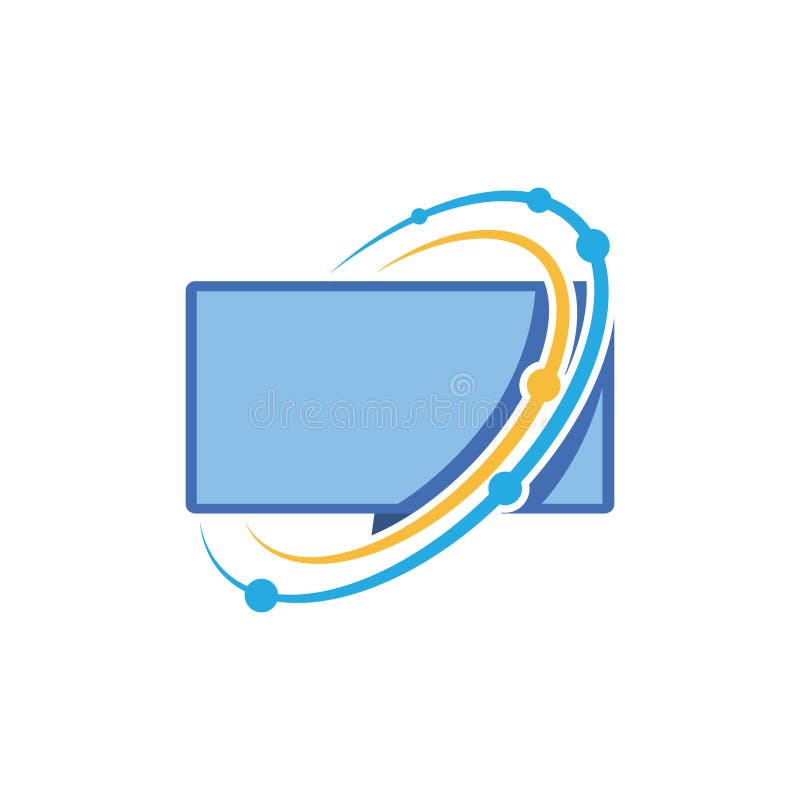 Computer tech logo stock vector. Illustration of smart - 326094179