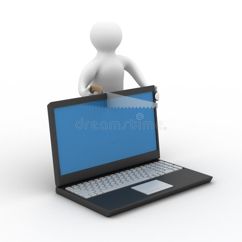 Computer technical service stock illustration. Illustration of customer ...