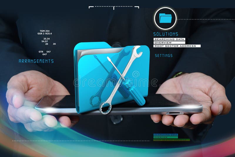 Computer Technical Service Concept Stock Photo - Image of access ...