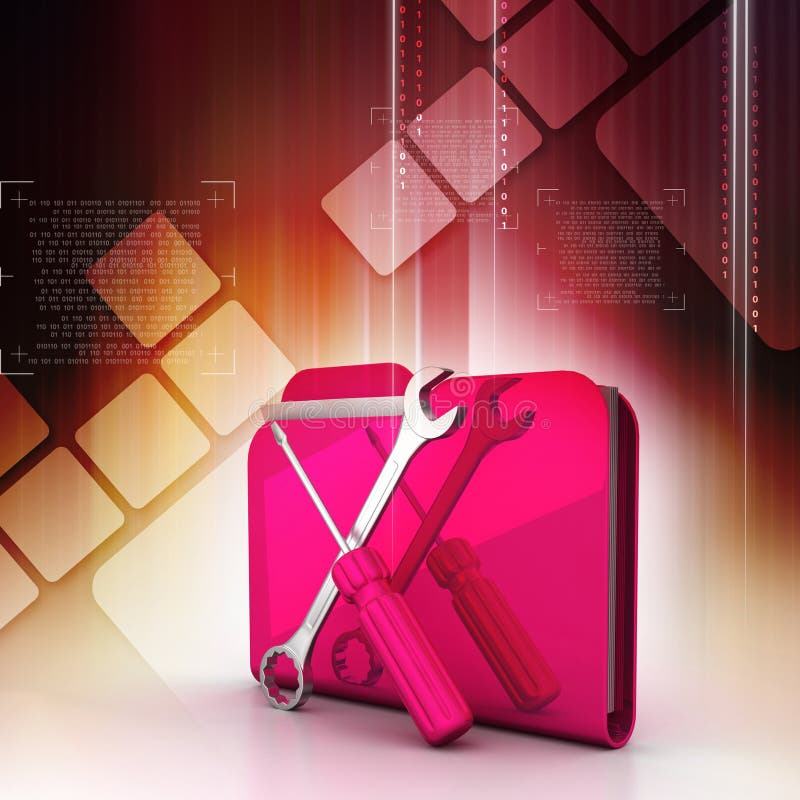 Computer technical service stock illustration. Illustration of online ...