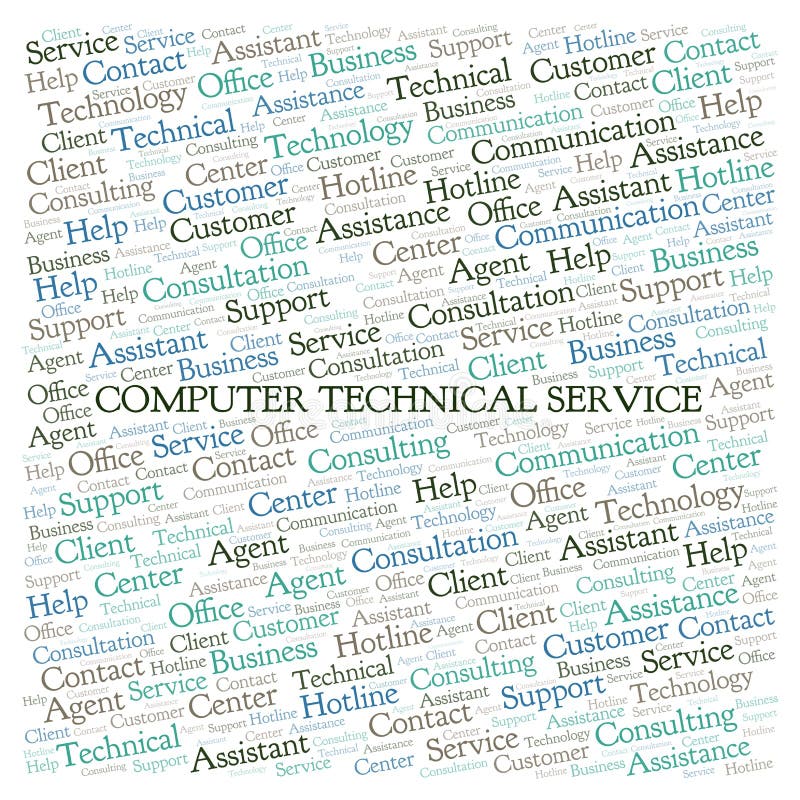 Computer Technical Support Concept Stock Image - Image of hardware ...