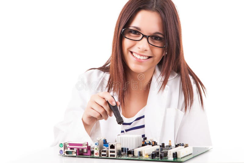 Computer technician stock photo. Image of equipment, data - 31312196