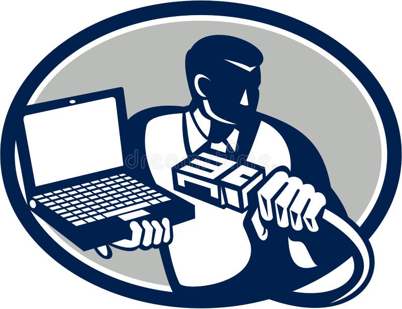 Computer Technician Clip Art
