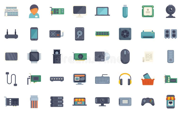 Computer Software Icons Stock Illustrations – 40,820 Computer Software ...