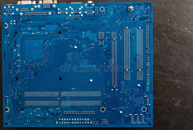 Computer Technologies and Details of Personal Computers. Stock Photo ...