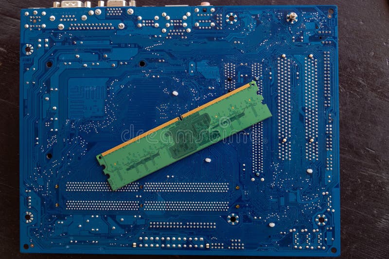 Computer Technologies and Details of Personal Computers. Stock Photo ...