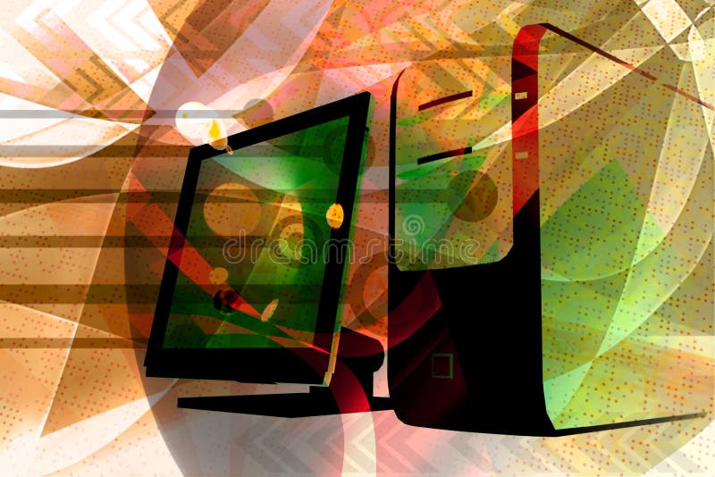 Computer Technology Abstract Stock Photo - Image of commerce, office ...
