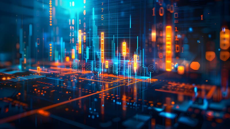 Computer Technology Background Stock Image - Image of future, internet ...