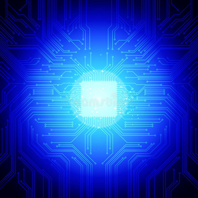 Technology Digital Background Stock Vector - Illustration of shapes ...