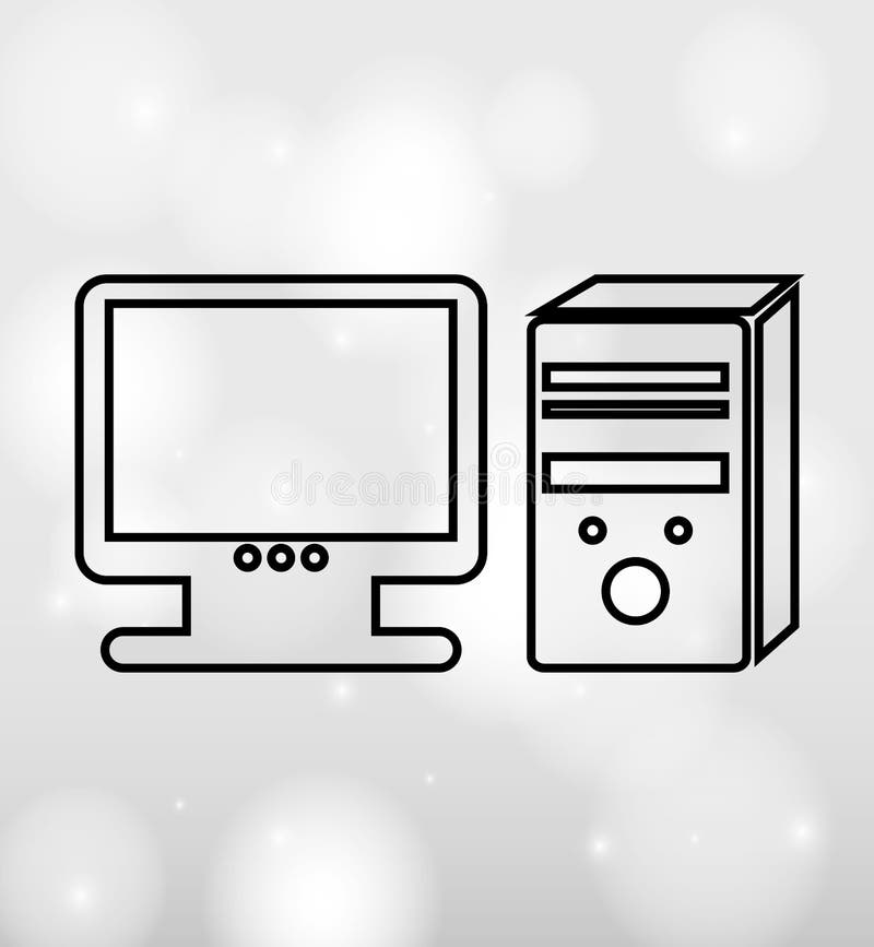 Computer technology design stock illustration. Illustration of system ...
