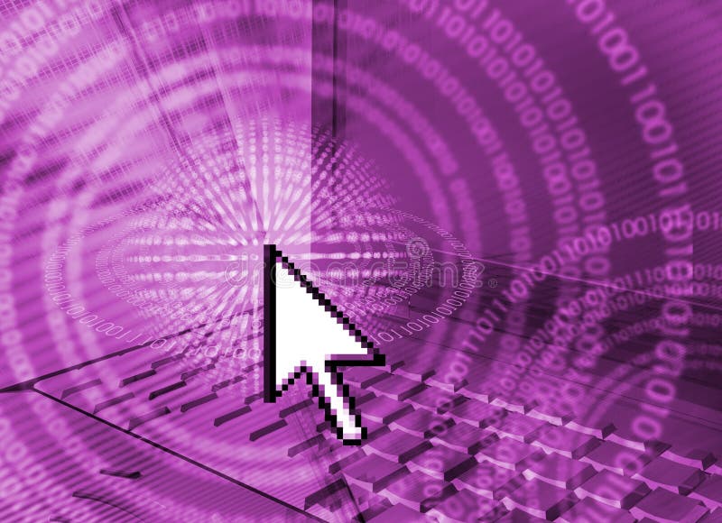 It Computer Technology - Purple Stock Illustration - Illustration of ...