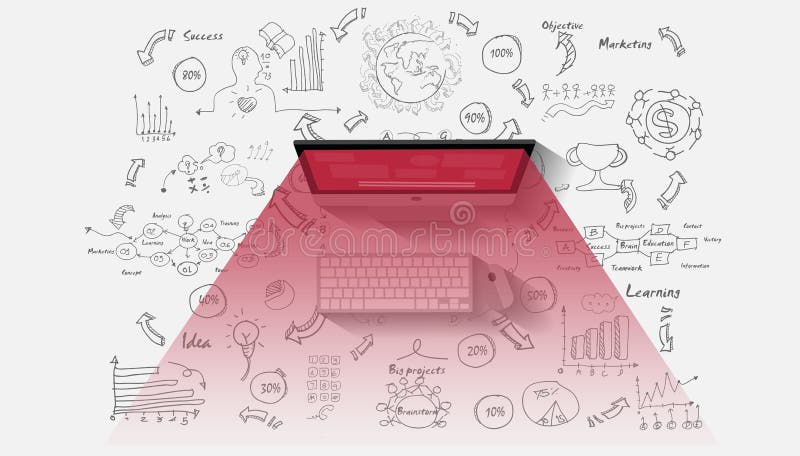 Computer and Technology, Text Various - Modern Idea and Concept Vector ...