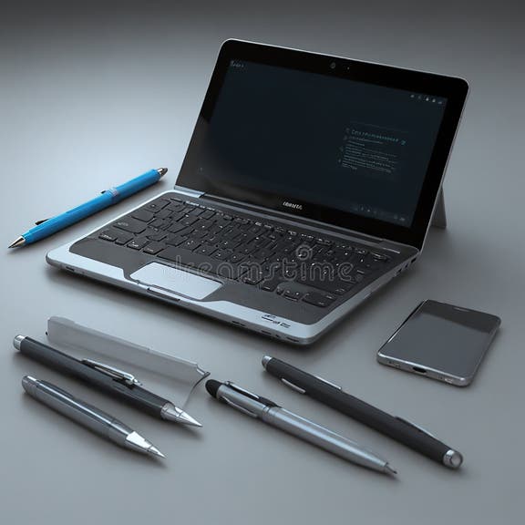 Computer for Technology To Everyone Stock Illustration - Illustration ...