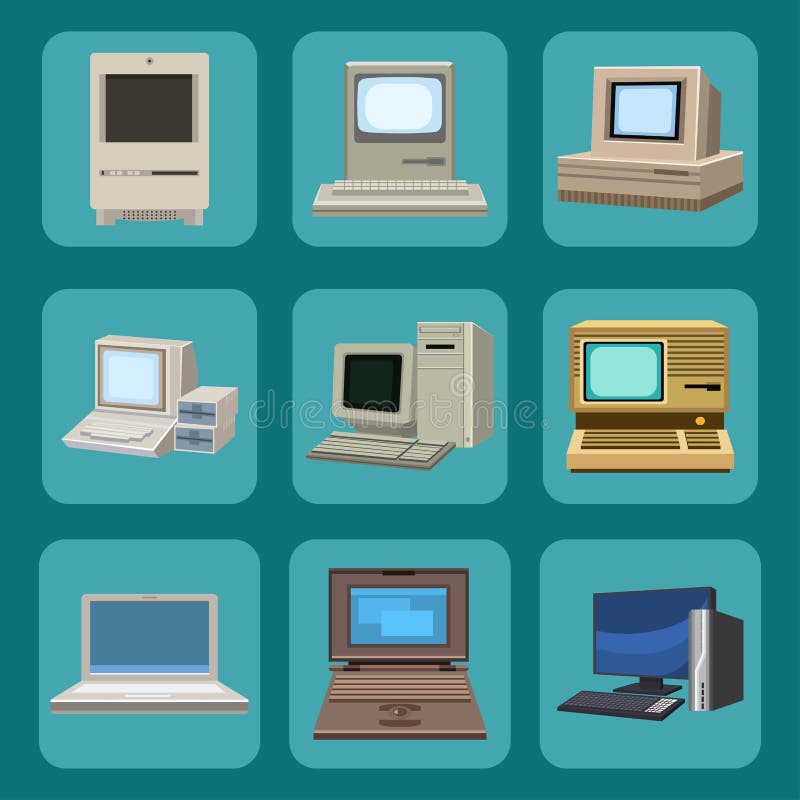 Computer Evolution Stock Illustrations – 13,611 Computer Evolution ...