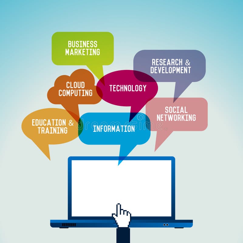 Computer Technology stock vector. Illustration of data - 33762975