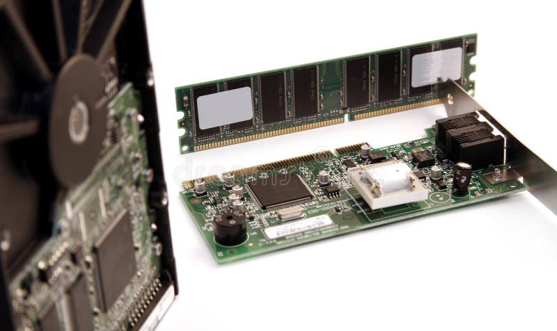 Installieren Von Computer-RAM Stockfoto - Bild von teil, technologie ...