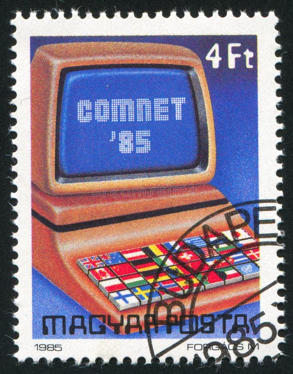 Computer Terminal editorial photography. Image of 1985 - 232483012