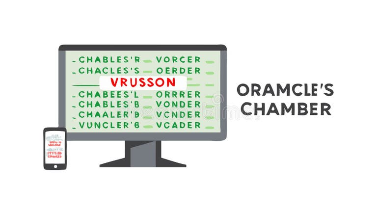 Computer Terminal with Text Output, Vector Design Generative AI Stock ...