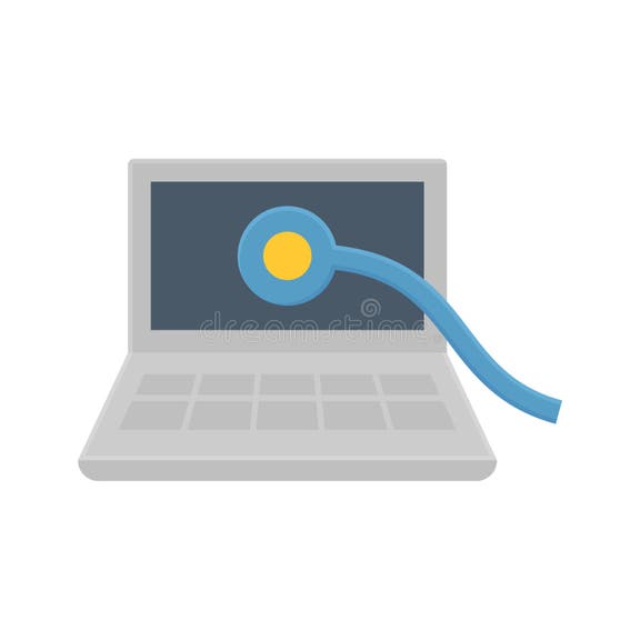 Computer test icon stock vector. Illustration of development - 153524919