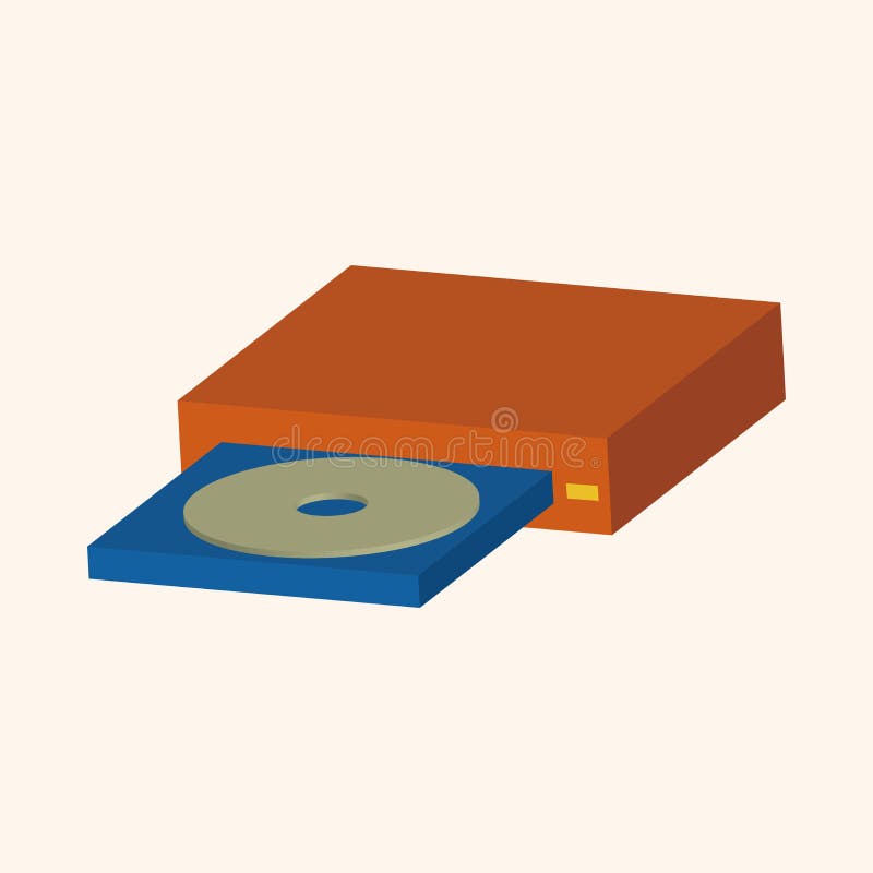 Computer Theme CD Elements Vector Stock Vector - Illustration of ...