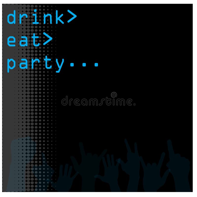 Computer Themed Bar Menu Background Stock Vector - Illustration of text ...
