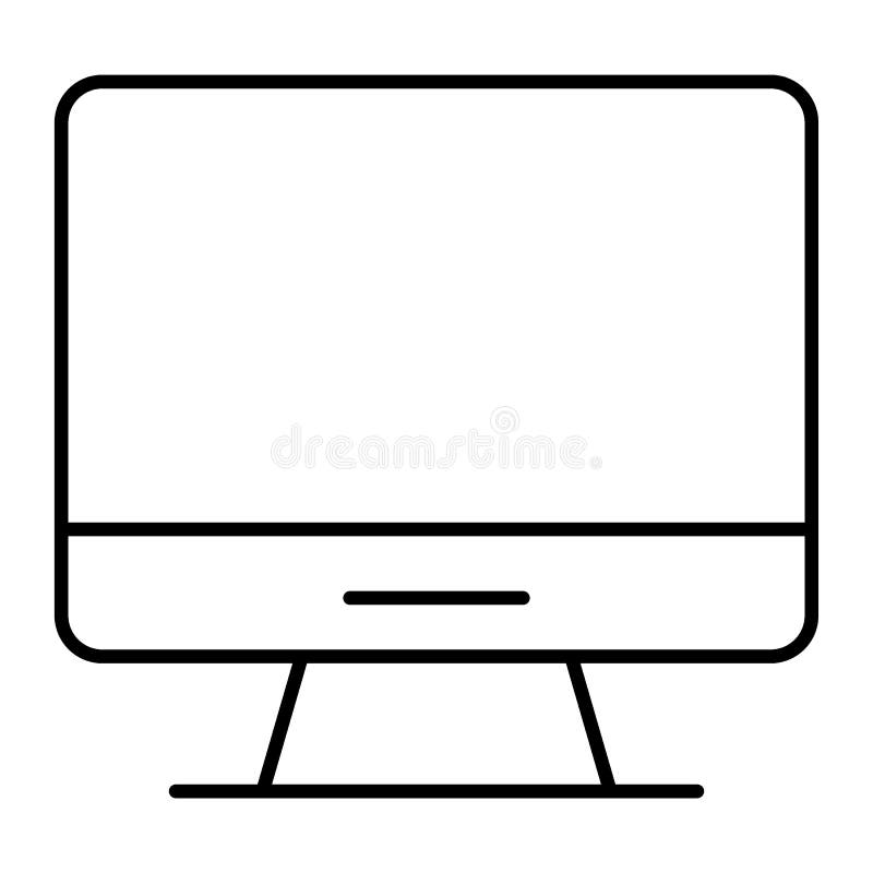 Monitor Outline Stock Illustrations – 42,207 Monitor Outline Stock ...