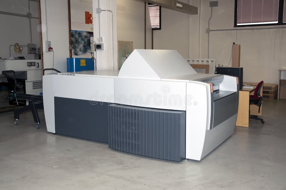 Computer To Plate (CTP) - Printing Process Stock Photo - Image of ...