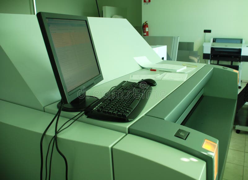Computer To Plate (CTP) - Printing Process Stock Image - Image of ...