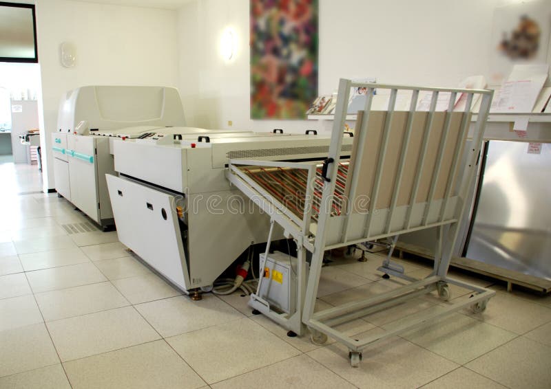 Computer To Plate (CTP) - Printing Process Stock Image - Image of ...