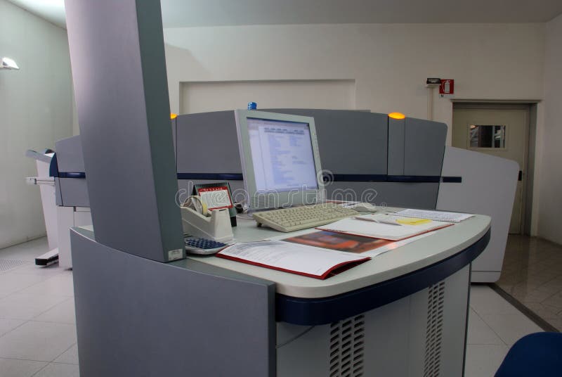 Computer To Plate (CTP) - Printing Process Stock Photo - Image of ...