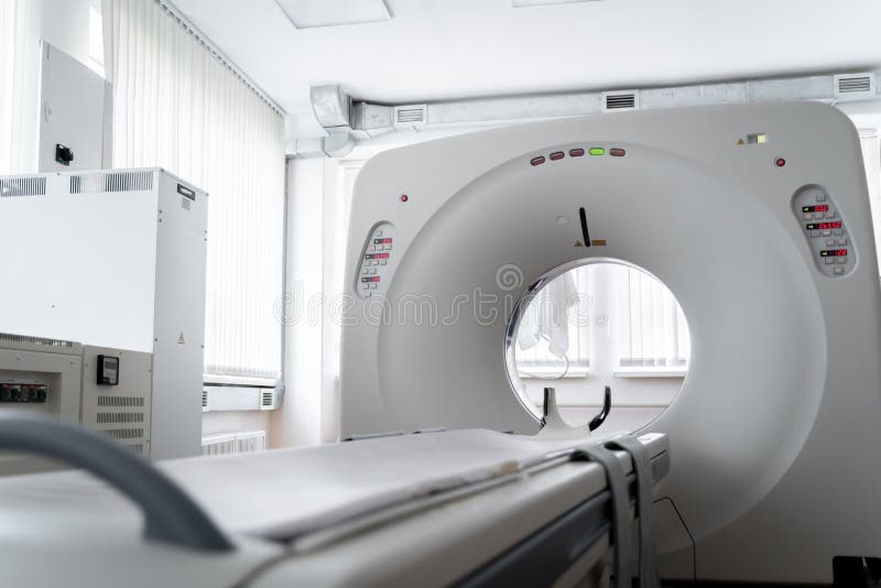 Computer Tomography Diagnostic Machine in Medical Center Stock Photo ...