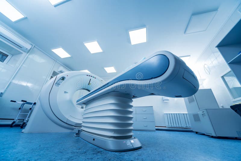 Computer Tomography Diagnostics in Modern Medical Center Stock Image ...