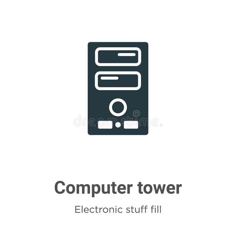 Computer Tower White Background Background Stock Illustrations – 6,381 ...