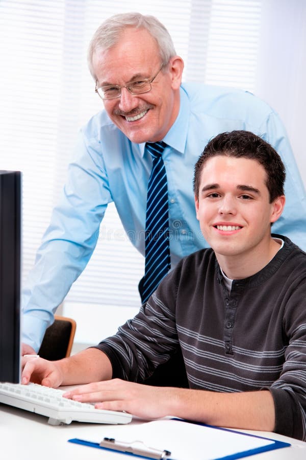 Computer training stock image. Image of student, computing - 23705505