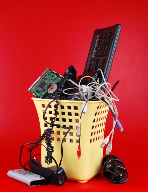 Computer trash stock photo. Image of recycle, mouse, basket - 7427028