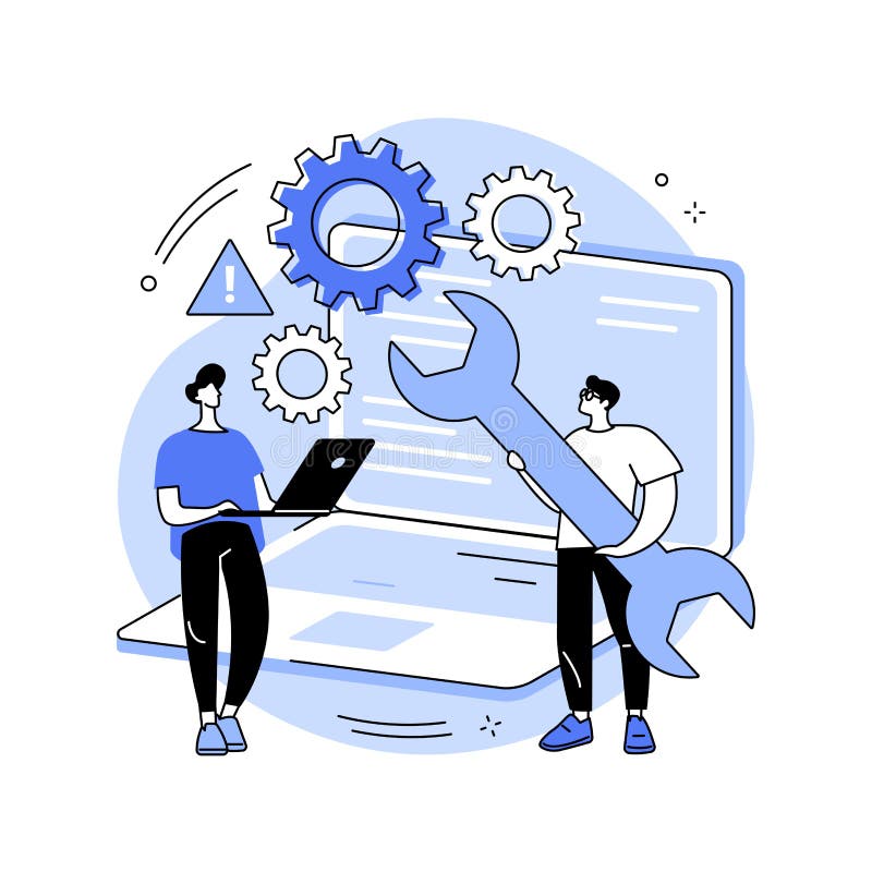 Computer Troubleshooting Stock Illustrations – 1,419 Computer Troubleshooting Stock ...