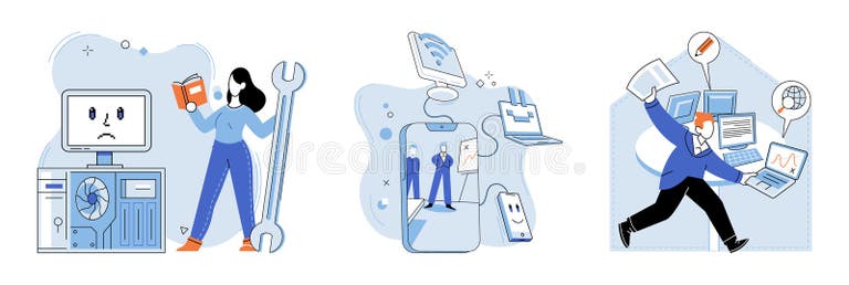 Troubleshooting Process Stock Illustrations – 196 Troubleshooting ...