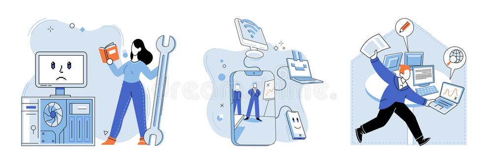 Troubleshooting Process Stock Illustrations – 196 Troubleshooting ...