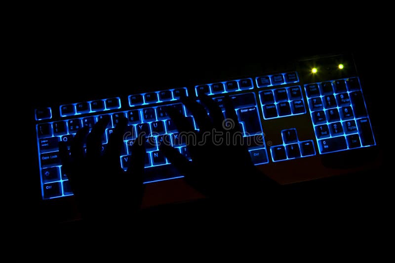 Computer typing 01 stock image. Image of detail, close - 7771831