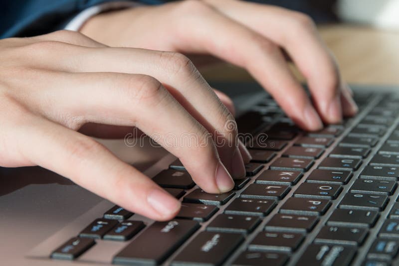 Computer typing stock photo. Image of occupation, human - 63757992