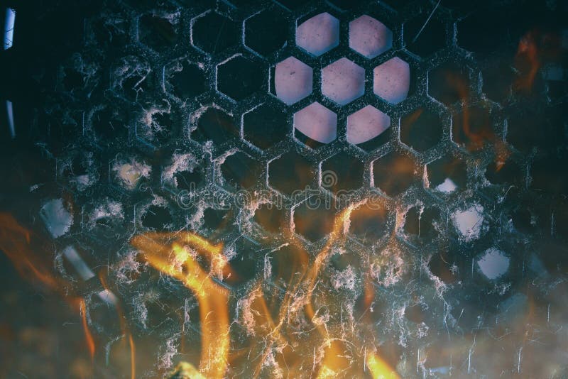 Old Computer System Unit with Dust Inside Stock Image - Image of fire ...