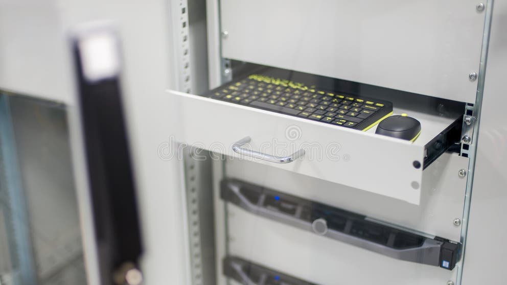 Computer Unit on Relay Protection System. Bay Control Unit Stock Photo ...