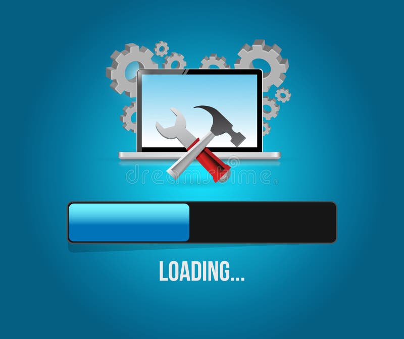 Concept of Update Application Progress Icon Stock Vector - Illustration ...